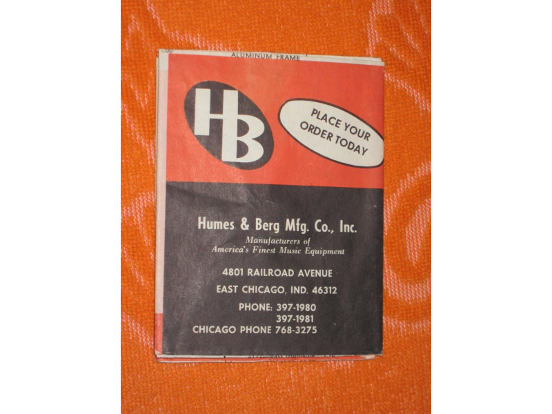 Humes & Berg (USA) stari reklamni katalog