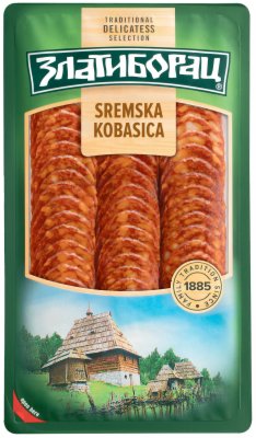 KOBASICA SREMSKA SLAJS ZLATIBORAC 100G
KOBASICA SREMSKA SLAJS ZLATIBORAC 100G