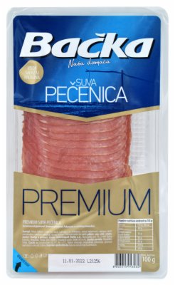 PECENICA SUVA PREMIUM SLAJS BACKA 100G
PECENICA SUVA PREMIUM SLAJS BACKA 100G