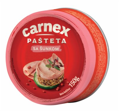 PASTETA SA SUNKOM CARNEX 150G
PASTETA SA SUNKOM CARNEX 150G