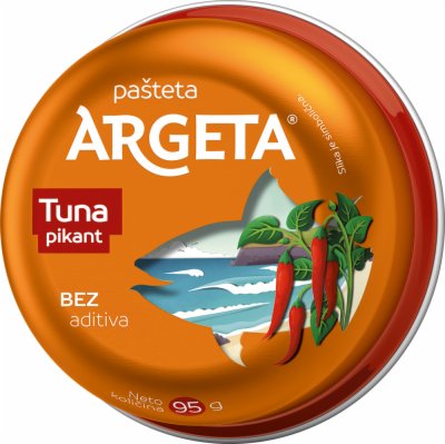 PASTETA OD TUNE PIKANT ARGETA 95G
PASTETA OD TUNE PIKANT ARGETA 95G