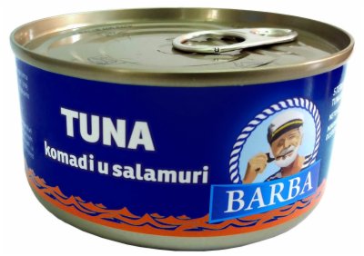 TUNA KOMADI U SOPSTVENOM SOKU BARBA 170G
TUNA KOMADI U SOPSTVENOM SOKU BARBA 170G