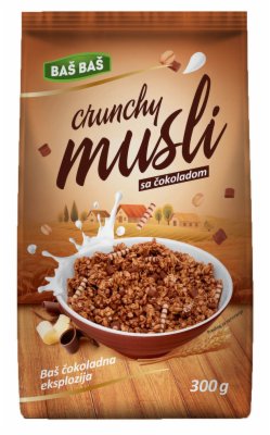 MUSLI CRUNCHY SA COKOLADOM BAS BAS 300G
MUSLI CRUNCHY SA COKOLADOM BAS BAS 300G