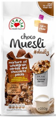 MUSLI CHOCO VITALIA 250G
MUSLI CHOCO VITALIA 250G