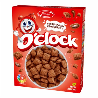 CORN FLAKES CHOCO O CLOCK 300G
CORN FLAKES CHOCO O CLOCK 300G