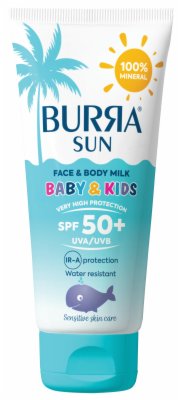 MILK BABY&KIDS 100% MINERAL SPF50+ BURRA SUN 100G
MILK BABY&KIDS 100% MINERAL SPF50+ BURRA SUN 100G