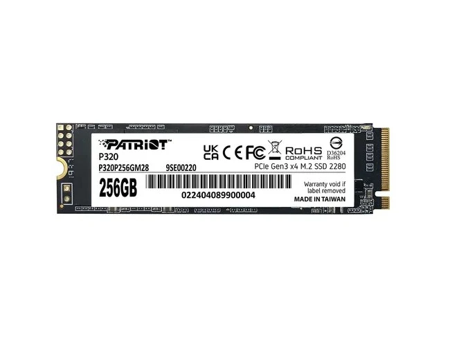 Patriot 256GB M.2 NVMe P320 (P320P256GM28) SSD disk