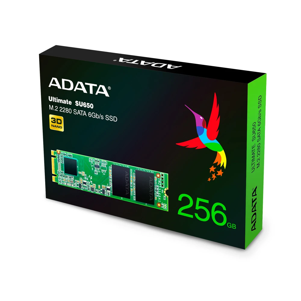 Adata 256GB M.2 SATA (ASU650NS38-256GT-C) SSD disk