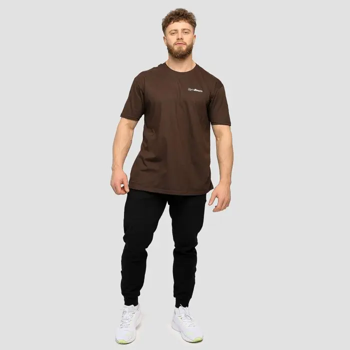 Men‘s Basic T-Shirt Chocolate Brown - GymBeam