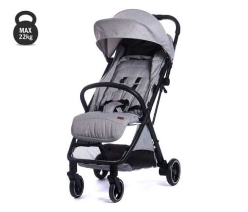 BBO KOLICA ZA BEBE (517) QUICK - ALL GREY