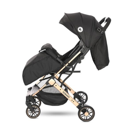 LORELLI KOLICA ZA BEBE FIORANO BLACK + footcover (2023)