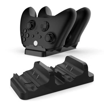 DOBE TYX-532X FOR XBOX SERIES S / X CONTROLLER CHARGING DOCK DUAL GAMEPAD CHARGING STAND WITH DUAL BATTERY PACK - BLACK