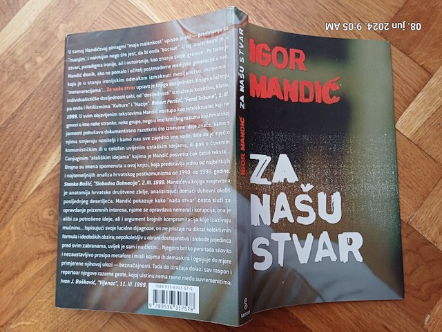 IGOR MANDIĆ, ZA NAŠU STVAR