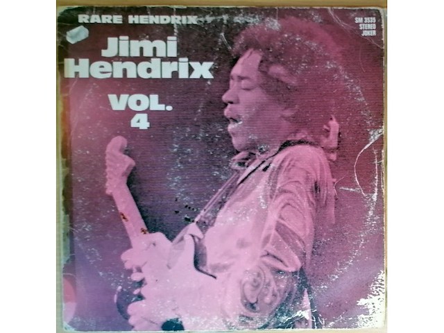 LP JIMI HENDRIX - Rare Hendrix Vol. 4 (1973) Italy, VG