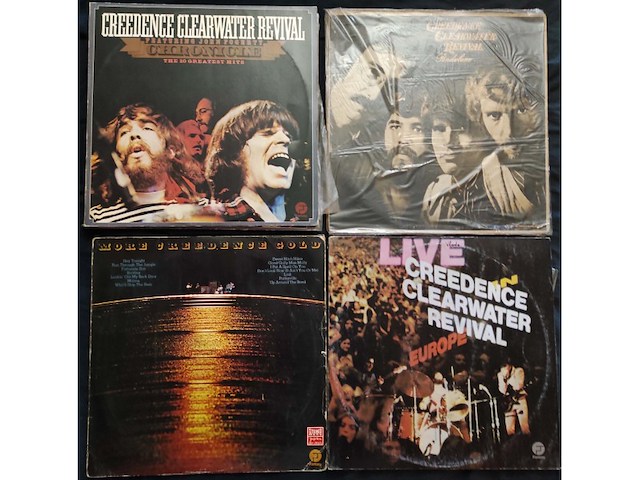 Creedence  Clearwater Revival x 4 albuma