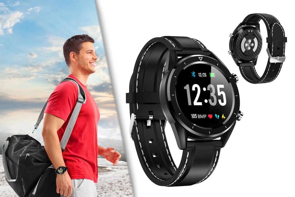 Pametni sportski sat SportOclock, IP67, krvni pritisak, RKG, Bluetooth Izbor kupaca