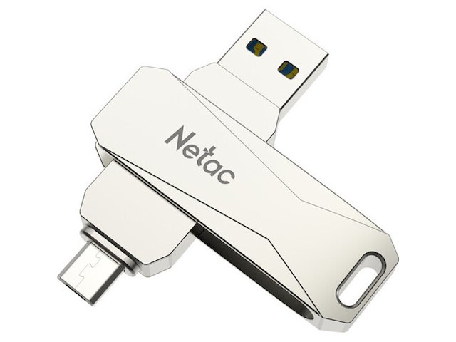 Netac - metalni DUAL USB 3.0 + Type C 64GB!