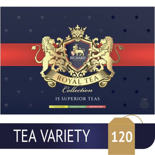 Richard Royal Tea Collection - Kombinacija čajeva, 120 posebno pakovanih kesica, 224,8g