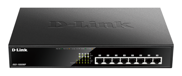 LAN Switch D-Link DGS-1008MP 101001000 8port Poe