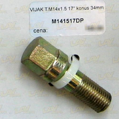 Šraf točka M14x1,5 34mm ključ 17 konus