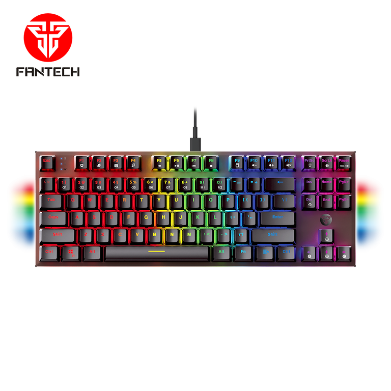 Tastatura Mehanicka Gaming Fantech MK856 RGB Maxfit 87 crna (Red switch)