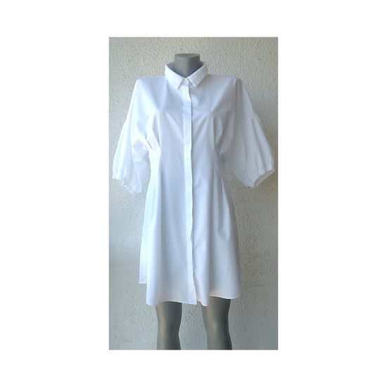bela duga košulja tunika haljina br L ili M X-SIDE