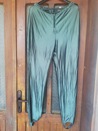 Srebrne vintidž helank pantalone