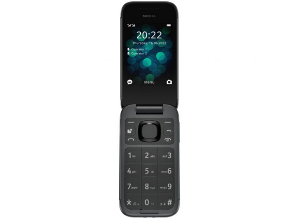 Nokia Mobilni telefon 2660 Flip 4G, crna (1GF011CPA1A01)