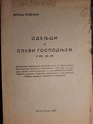 M. Erdeljan-Odeljci o sluzi Gospodnjem... 1941.