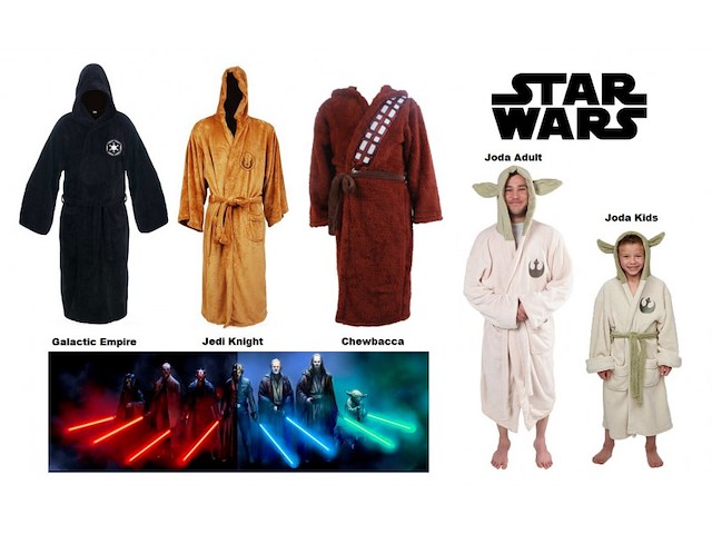 Kucni Ogrtac Bade Mantil Star Wars Bathrobe