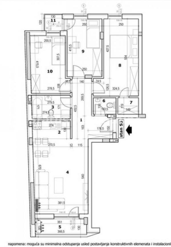 Četvorosoban stan na prodaju, 81m2, 157.500€