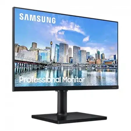 Monitor 24 Samsung LF24T450FQR 1920x1080 FHD IPS 75Hz 5ms DP 2x HDMI 2x USB Freesync Pivot crna