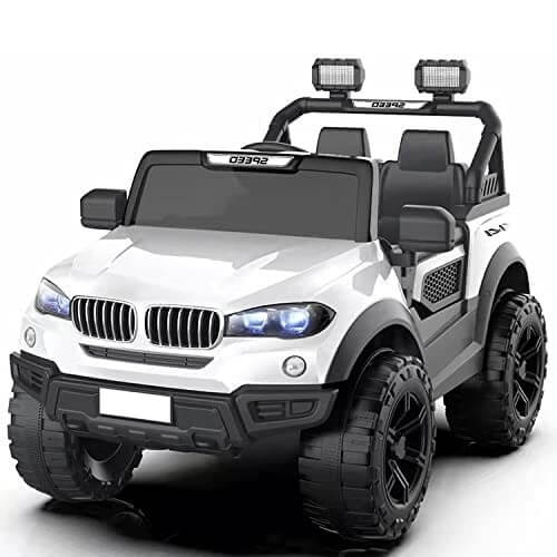 Dečiji džip BMW Style 4×4 na akumulator – beli, BJ21B