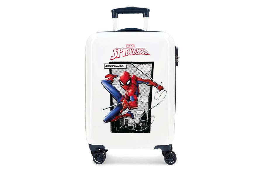 SPIDERMAN ABS Kofer 55 cm – Bela/teget