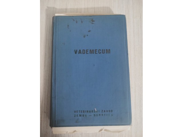 Veterinarski Vademecum iz 1968 godine