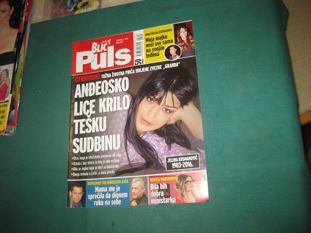 Blic Puls br.6878 (2016) Jelena Krsmanović