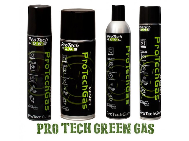 Gas ProTech Green Gas Airsoft