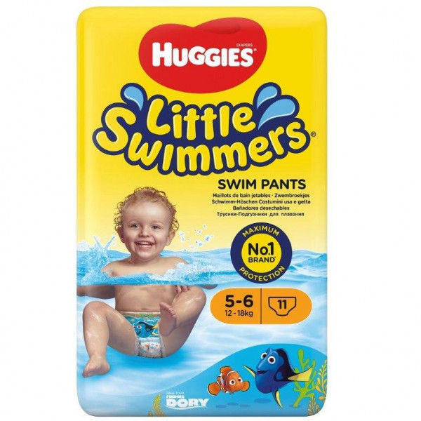 Huggies pelene za kupanje vel. S5-6 12-18kg 11kom