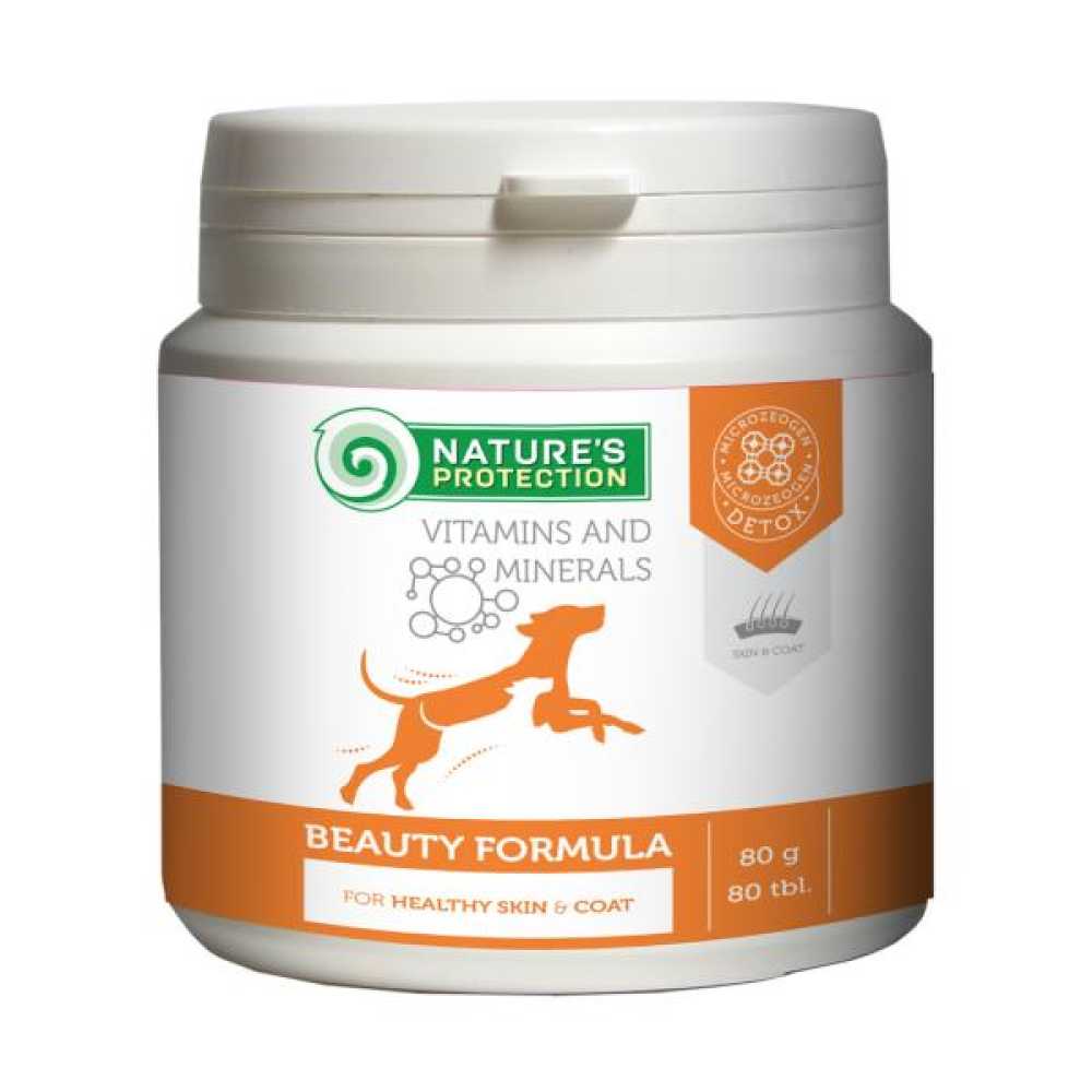 Nature's Protection suplement za pse - Beauty formula 80g/80 tabelta