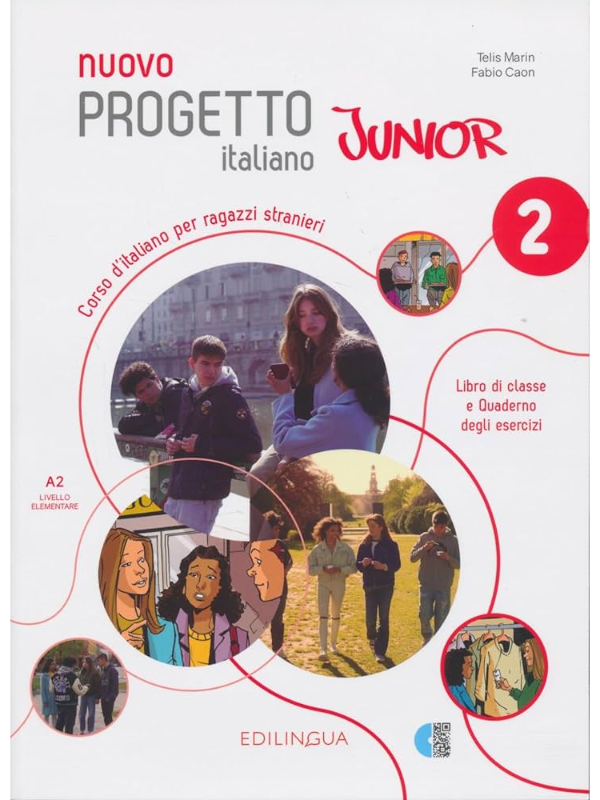 Nuovo Progetto italiano Junior 2 udžbenika sa radnom sveskom za 7. i 8. razred