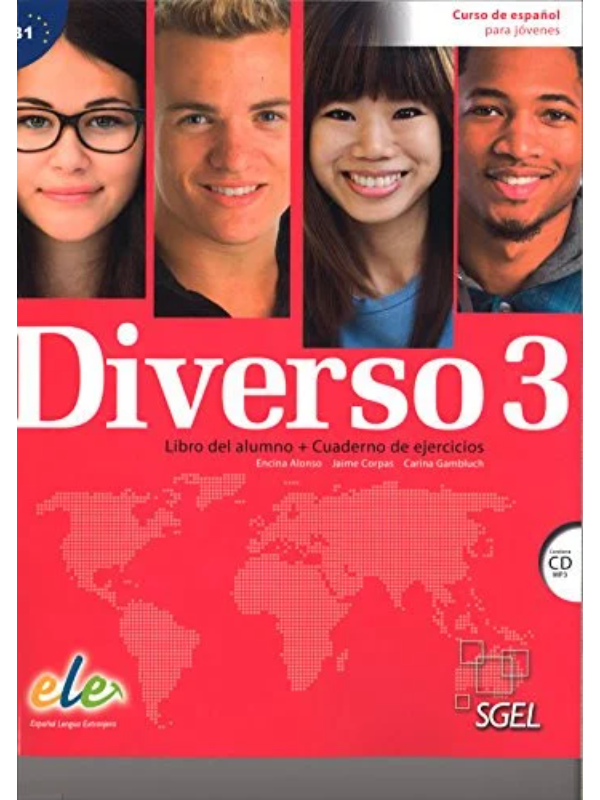 DIVERSO 3 (ALUMNO+EJERCICIOS+AUDIO)(B1)