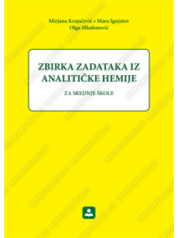 Z22419 Zbirka zadataka iz analitičke hemije