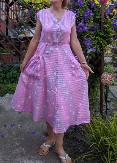Vintage Zeljeznicar letnja haljina