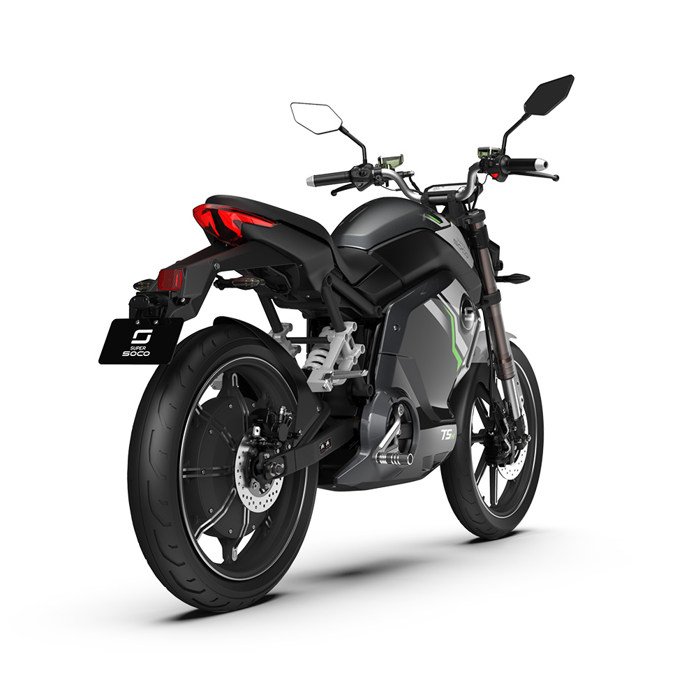 Super Soco TS-X Electric Motorcycle Black