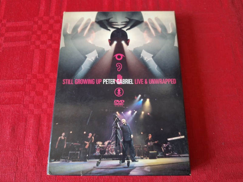 STILL GROWING UP PETER GABRIEL LIVE & UNWRAPPED DVD