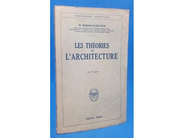 Les Théories de l`architecture - M. Borissavliévitch