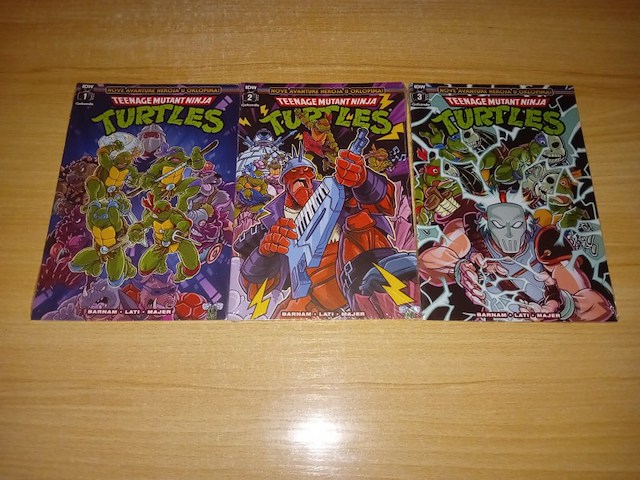 TMNT Nove avanture heroja u oklopima - KOMPLET 1-3