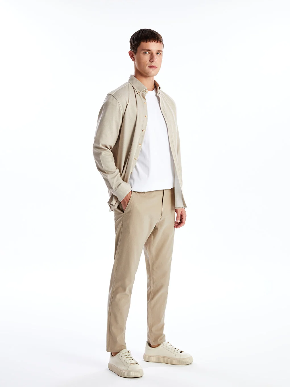 LCWAIKIKI Classic BEŽ Chino pantalone