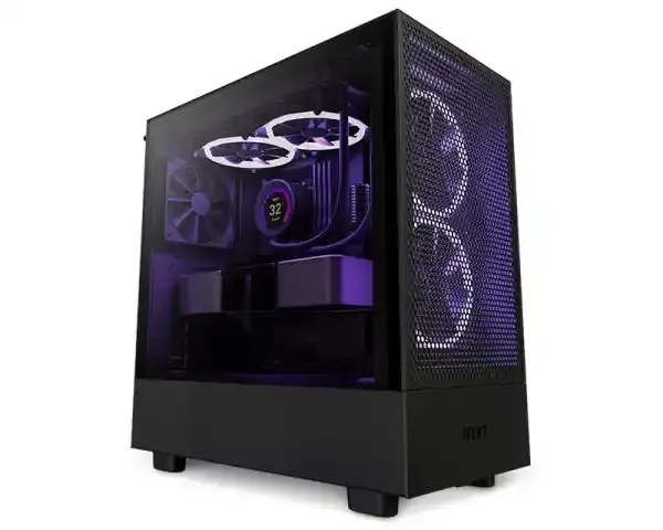 NZXT Gaming kućište H5 flow (CC-H51FB-01) crno