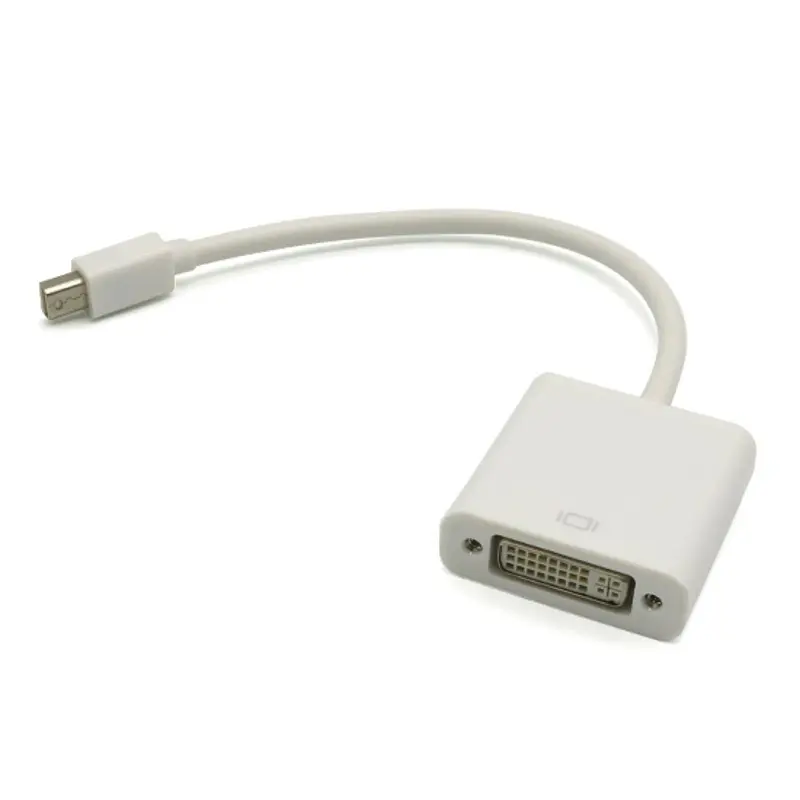 Adapter Mini DisplayPort M na DVI F, Beli